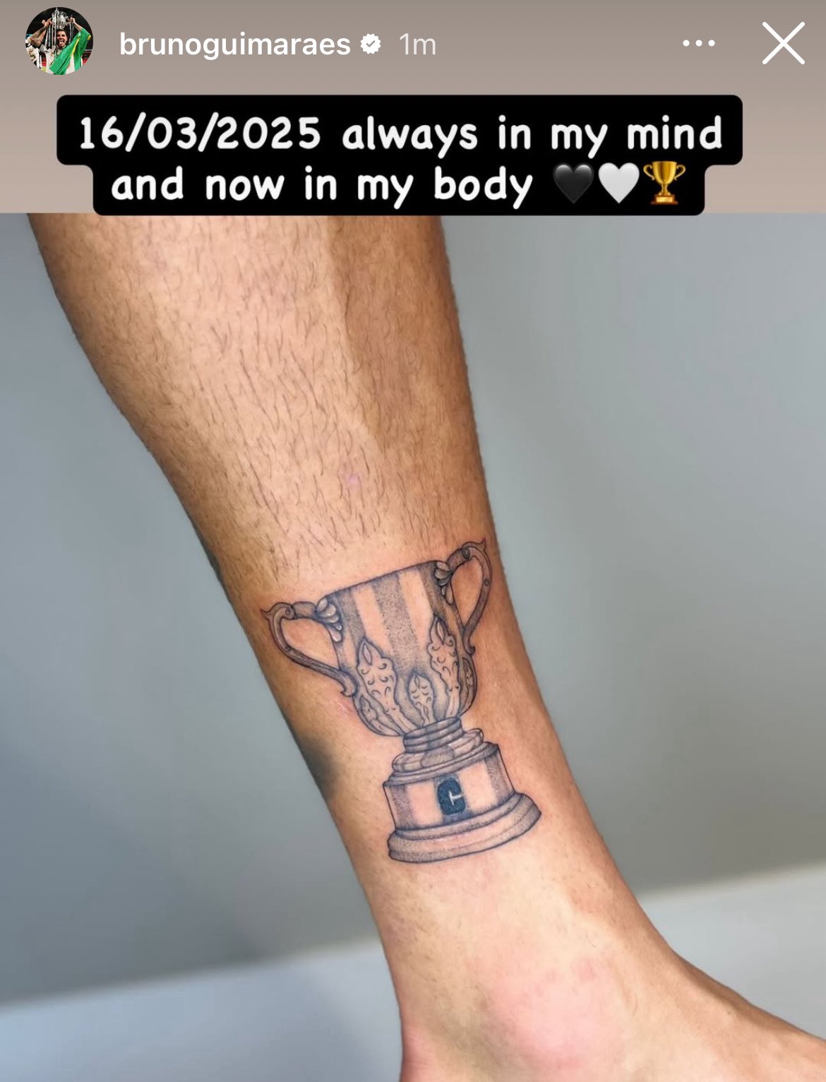 Bruno Guimaraes gets insane Newcastle United tattoo - supporters will ...